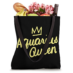 Aquarius Queen Born In January February Birthday Gift Tote Bag