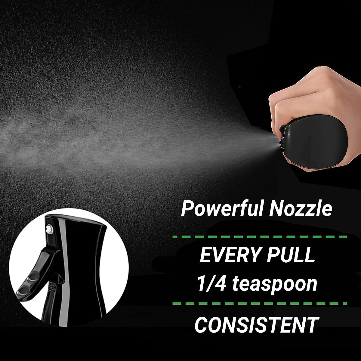 Oil Sprayer for Cooking, 180ml Glass Olive Oil Sprayer Bottle with Brush,Thick Glass, Large Range, Strong Spray Force, Olive Oil Spray Bottle for Cooking, Kitchen Gadgets Accessories for Air Fryer