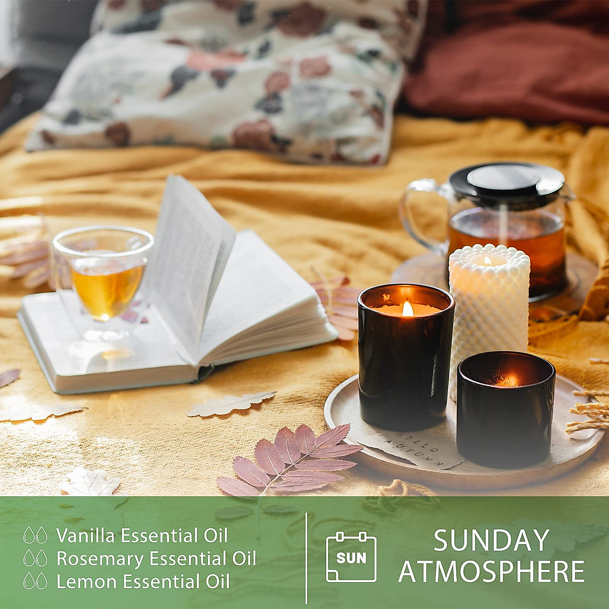 Vanilla Essential Oil, 1.01Fl.Oz (30ML) PHATOIL Pure Essential Oil Singles for Aromatherapy Diffusers, Humidifiers, Great for DIY Candle and Soap Making, Gift for Friend