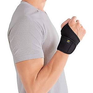 Bracoo Wrist Compression Wrap Brace for Carpal Tunnel, Adjustable Support Strap bands,Weightlifting, Fitness, Tendonitis, Arthritis, Joint Pain Relief, Wrist Tendonitis, Right & Left Hand, WS10