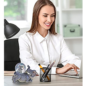 COTA Global Elephant Snow Globe - Wildlife Animal Water Globe Figurine with Sparkling Glitter, Zoo Collectible Novelty Ornament for Home Decor, for Birthdays, Christmas, Valentine - 45mm