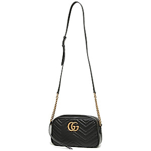 Gucci 447632 DTD1T Women's Shoulder Bag Marmont [Parallel Import], (1) NERO(1000)