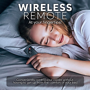 Adamson B9 - New 2024 - Bed Cooling System + PVC Mattress Cooling Bed Pad for Night Sweats + Water Bed Cooler Ideal for Hot Sleepers, Twin 63” L x 28” W + 5-Year Warranty