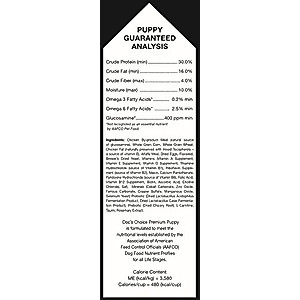 Doc's Choice Premium Chicken Puppy Food - Great for Puppies, Pregnant and. Nursing Dogs, Veterinarian Developed, No Fillers/Artificial Ingredients, Made in The USA
