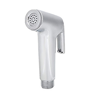 Bidet Sprayer, 3Pcs/Set Electroplating Toilet Sprayer ABS Spray Head Bracket Hose Kit Handheld Bathroom Accessories