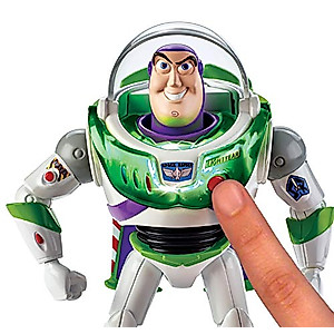 Disney Pixar Toy Story 4 Blast-Off Buzz Lightyear Figure, 7 in / 17.78 cm-Tall, with Lights, Phrases, Sounds and Pop-Out Wings, Gift for Kids 3 Years and Older [Amazon Exclusive]
