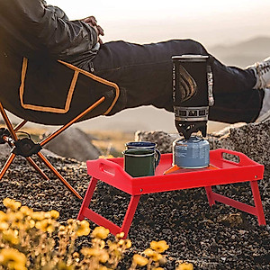 reakfast Tray Folding Legs with Handles Kids Bed Tray Table for Sofa Eating,Drawing,Platters Bamboo Serving Lap Desk Snack Tray