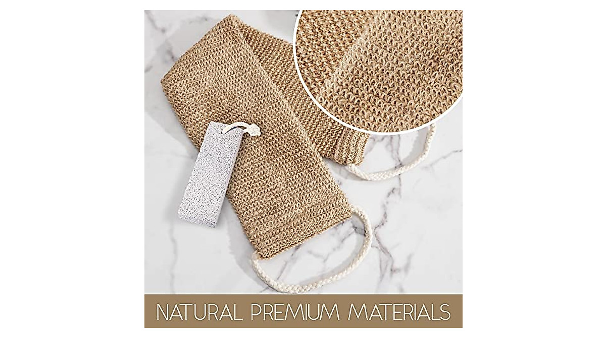 Eco-Friendly Exfoliating Scrubber Kit for Glowing Skin
