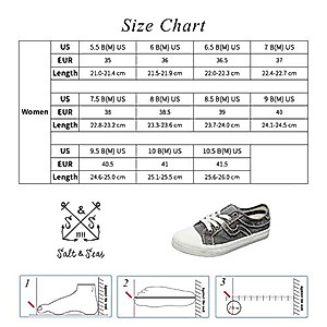 SALT&SEAS Women's Canvas Fashion Sneakers Low Top Lace Up Comfortable Casual Shoes Walking Flats Grey, 10