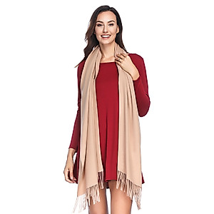 HOYAYO Pashmina Shawls and Wraps Winter Warm Soft Scarf for Women