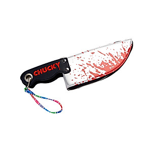 Spirit Halloween Chucky Knife Wristlet Bag | Officially Licensed | Good Guys | Horror Accessory Multicolored