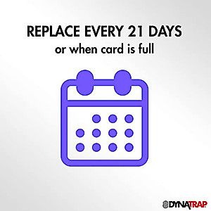 DynaTrap 23005-0612 DOT StickyTech Replacement Indoor Flying Insect Trap Glue Cards - 6 Pack