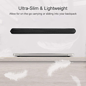 FINPAC Hard Laptop Sleeve Case for MacBook Pro 14-inch 2023-2021 M2 M1, 13.3'' MacBook Air 2022-2018, 13'' MacBook Pro 2022-2016, Waterproof Case for Dell XPS 13, Surface Laptop, HP, Acer, Black