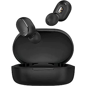 Xiaomi Redmi Buds Essential Wireless Earbuds, Bluetooth 5.2 Low Latency Gaming Headphones Stereo Earphones in Ear Touch Control Headset with Mic Deep Bass for Sport, Gaming and Running, Black
