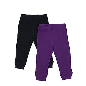 Baby Two Pack Baby Legging Navy & Dark Purple 6 Month