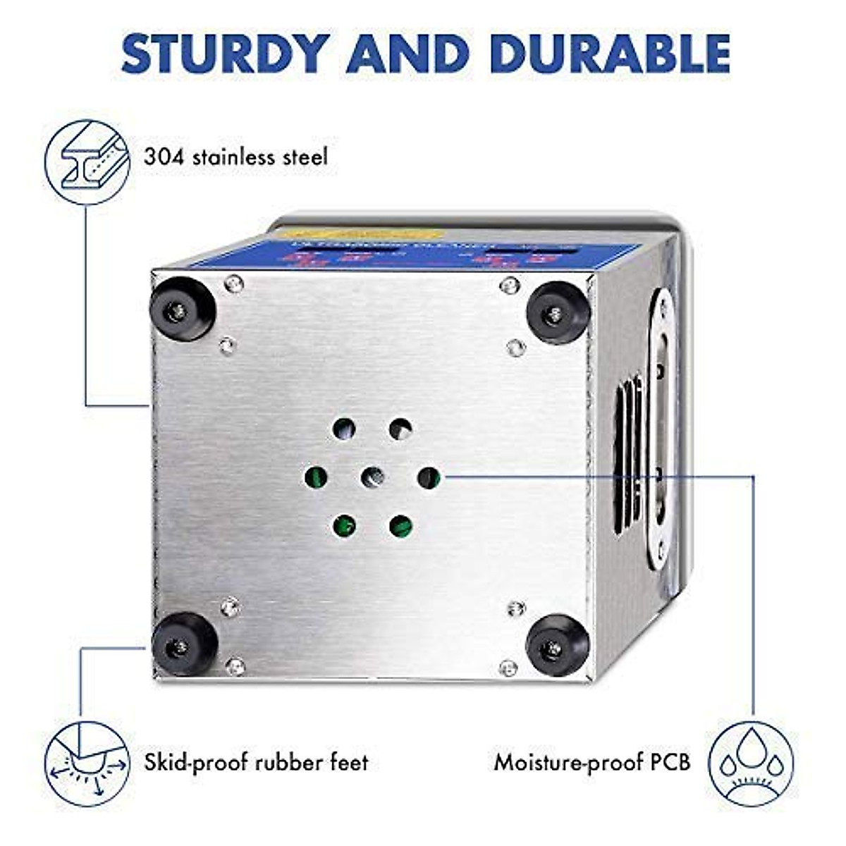 Ultrasonic Cleaner 200W Heated Parts Cleaner 2L (1.5L liquid capacity) for Small Carburetors Injectors Guns Bullets Brass and Jewelry Professional Stainless Steel Ultrasonic Bath 2023 Upgrade