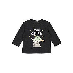 STAR WARS The Mandalorian The Child Baby Boys 4 Piece Layette Set: Bodysuit T-Shirt Pants Mix N' Match 12 Months