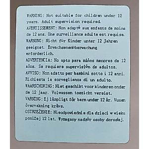 AHANDMAKER Beach Sling Chair Replacement Canvas, Blue and White Stripes Casual Simple Sling Chair Replacement Fabric for Sunbathing Garden Courtyard Garden Beach (114x43cm/44x17inch)