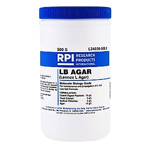 RPI L24030-500.0 LB Agar, Low Salt Formula, Powder, 500g