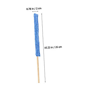 Zerodeko 24 Pcs Cleaning Stick Blinds Cleaner Crevice Cleaning Tool dusters Spider Web Brush Washing Cleaners House Accessories for Home Tool Cleaning Brush Microfiber dust Brush