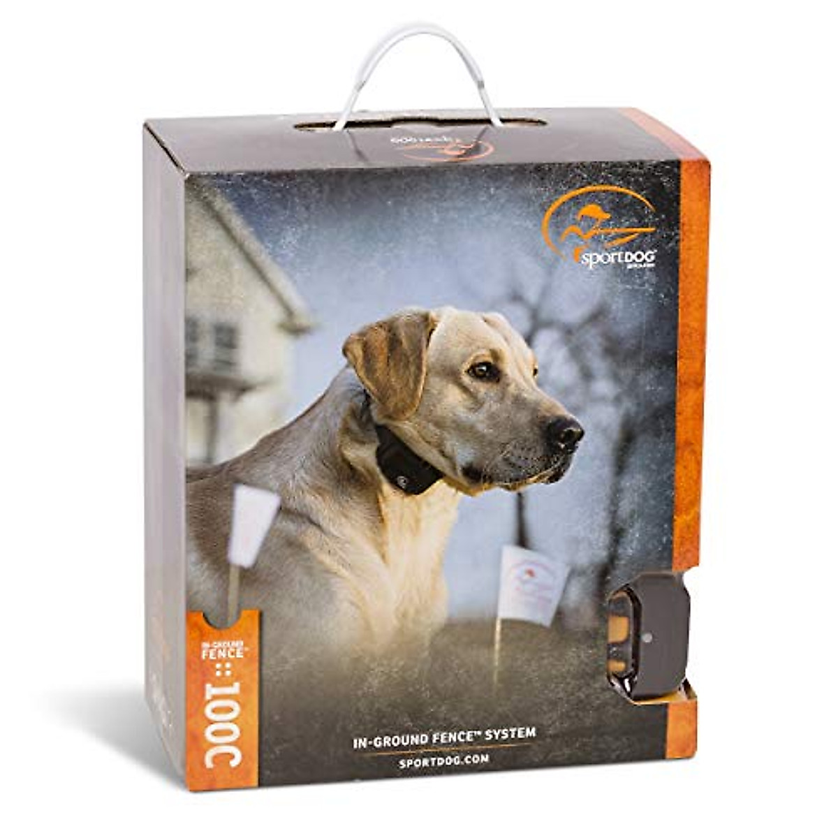 SportDOG Brand Rechargeable In-Ground Fence Systems – from the Parent Company of INVISIBLE FENCE Brand - Underground Wire Electric Fence - Tone, Vibration, & Static - 100 Acre Capability