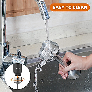 Commercial Immersion Blender, 5 in 1 Cordless Hand Blender Heavy Duty Motor, 4000-13000RPM lmmersion Blender Variable Speed Hand Blender With Mixing Beaker, Chopper, Whisk and Milk Frother