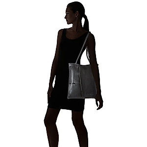 Derek Alexander Ns Shopper Bag with 2 Front Pockets, Black, One Size