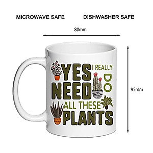 Plants Lover Gifts for Women Coffee Mugs, Plant Mom Mug, Plant Mug, Plant Mug For Plant Lovers, Funny Plant Gifts Plant Addict Coffee Mug for Plant Themed Gift for Christmas Birthday
