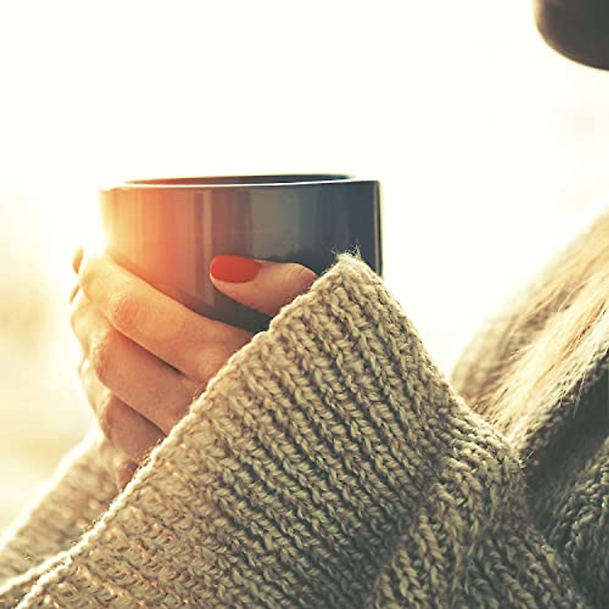 Holstein Housewares 5 Cup Coffee Maker, Black with Stainless Steel - User Friendly One-Touch Operation