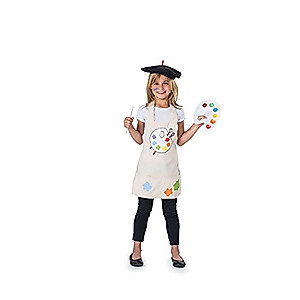 Dress Up America Artist Costume for Kids – Painter Dress-Up with Beret