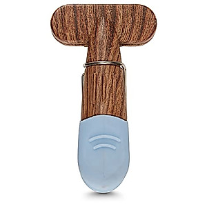 Phantom Chef Set of 5 Bag Clips | Durable, Long-Lasting, Soft Touch, Kid-Friendly Seal Grips | Food Chip Bag Clips for Food Storage | Reusable | Zero Waste Kitchen Clips | T Shape Clip (Navy)