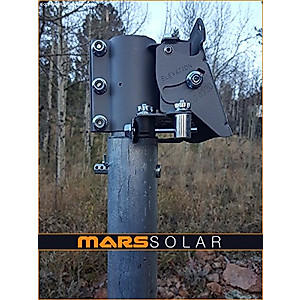 Mars Solar Mount Heavy-Duty Mast Adapter - 2" (OD) to 2" (ID)