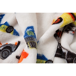 Toddler Kids Baby Boys Girls Hooded Warm Flannel Fleece Towel Robe Cartoon Bathrobe Soft Pajamas (B, 2-3 Years)