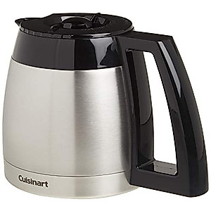 Cuisinart DCG-600RC 10-Cup Replacement Thermal Carafe with Lid, Compatible with Cuisinart Coffeemakers, Stainless Steel