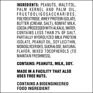 Atkins Caramel Chocolate Nut Roll Snack Bar, Protein Snack, High in Fiber, 2g Sugar, 16 Count