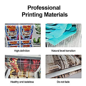 Monstake Canvas Wall Art Prints Set of 4 Orange Sunflower Fashion Wall Pictures for Bedroom Decor Inspirational Wall Art Posters for Living Room Bedroom Wall Decor (8"x10" UNFRAMED)