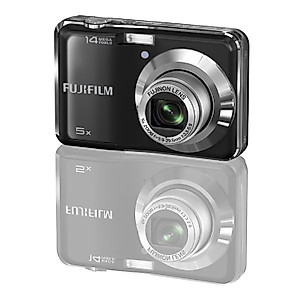 Fujifilm FinePix AX300 14 MP Digital Camera with Fujinon 5x Wide Angle Optical Zoom Lens (Black) (OLD MODEL)