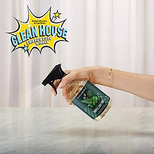 Caldrea Multi-Surface Countertop Spray Cleaner, Made with Vegetable Protein Extract, Juniper Laurel Mint Scent, 16 oz