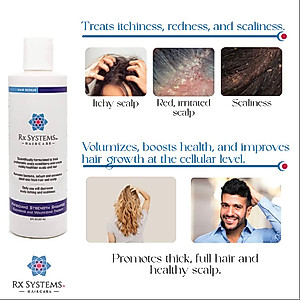 Rx Systems PF Physicians Strength Shampoo for Dandruff, Psoriasis, Seborrheic Dermatitis, and Eczema with Salicylic Acid, Heals Itchy, Red, Scaly Scalp with this Clarifying Shampoo