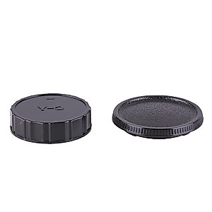 2 Pack NEWKS Rear Lens Cap for Contax/Yashica (also known as c/y Mount) lenses,fits Contax RTS,II,III,139,137,159,167,ST,Aria,AX,RX,Yashica FX-1,FX-2,FX-3,FX-3 Super,FX-3 Super 2000,FX-7 Super
