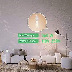 ArayLight 2-Pack15 Feet Pendant Light Cord, Hanging Lantern Cord with On Off Switch, Plug in Pendant Light Kit E26/E27 Light Socket for Living Room Bedroom Decor