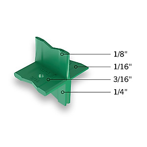 SPAX Deck Board Spacer, for All Types of Deck Boards,3 Pack, Four Most Common Spacing Dimensions