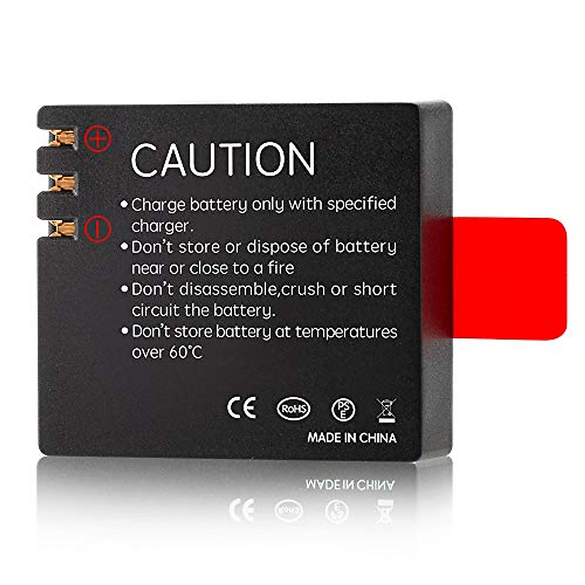 Action Camera Battery Pack, 1350mAh Rechargeable Battery(3-Pack) with USB Dual Charger for Sports Camera, Compatible with AKASO EK7000/CAMPARK/CROSSTOUR/APEMAN and More