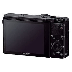 Sony RX100 III 20.1 MP Premium Compact Digital Camera w/1-inch Sensor and 24-70mm F1.8-2.8 ZEISS Zoom Lens (DSCRX100M3/B), 6in l x 4.65in w x 2.93in h, Black