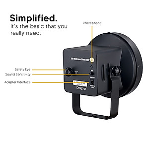 DragonX Mushroom RGB Party Light – Dynamic LED Disco Ball Light for Home and Party Ambience, DJ light and Club Lighting, Christmas Decoration