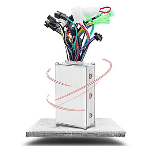 Keenso 36V 250/350W Eletric Scooter Controller with LCD Display, Controller LCD Display Control Panel with Switch Accessory for Electric Bike Scooter