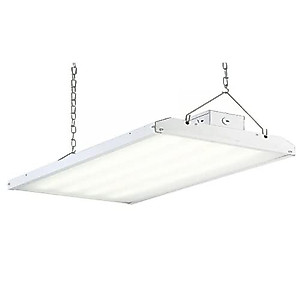 LeadLumens 4Pack 2ft 265w LED High Bay Shop Light,Dim 0-10V, 37100Lm-120277V- 5000K LED Shop Lights, Industrial Grade High Bays (2FT-265W/4Pack), White