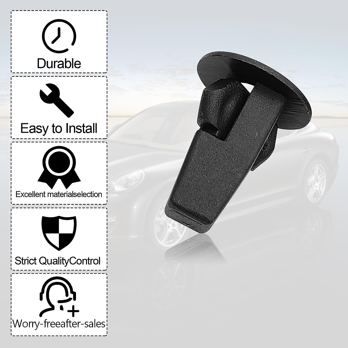 25pcs Fender Liner Screw Grommet Replacement Compatible with Toyota Tacoma Tundra, Bumper Cover Clips Grommet Screw Retainer Fastener Rivet 90189-06214