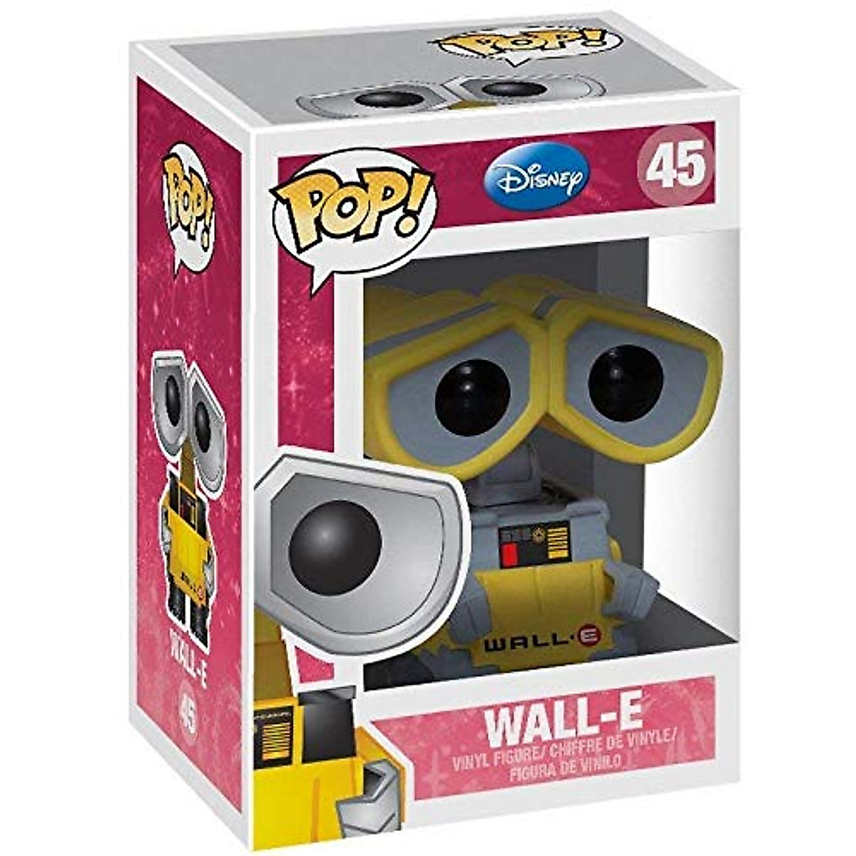 Funko Pop! Disney Pixar: Wall E Vinyl Figure (Bundled with Pop Box Protector Case)