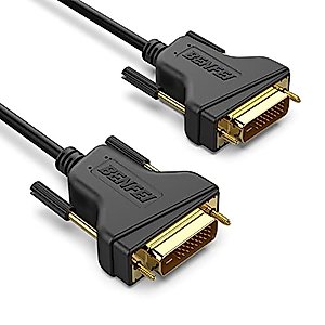 BENFEI DVI to DVI Cable, DVI-D to DVI-D Dual Link 6 Feet Cable